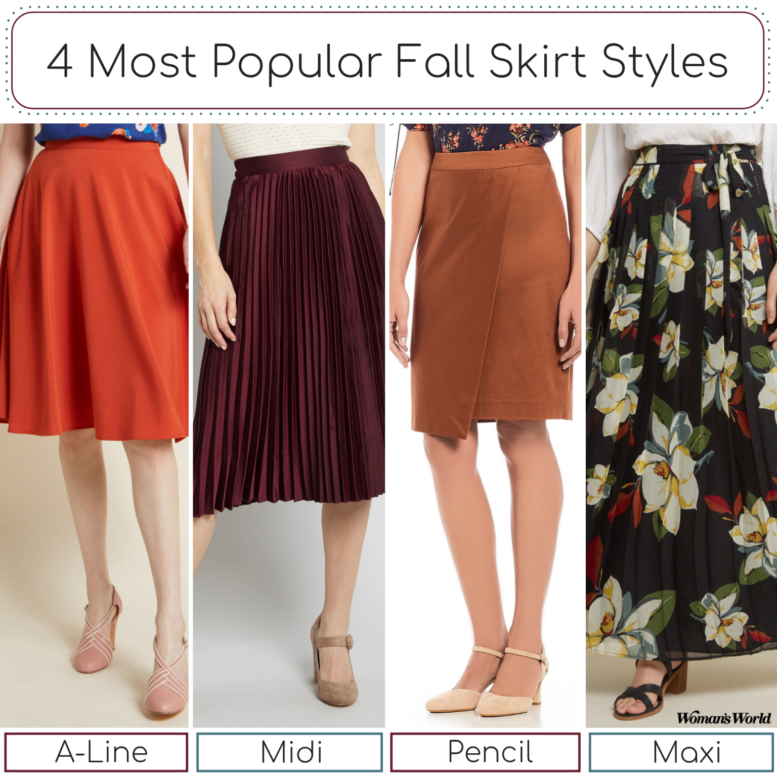 13 Best Fall Skirts for Women Over 50