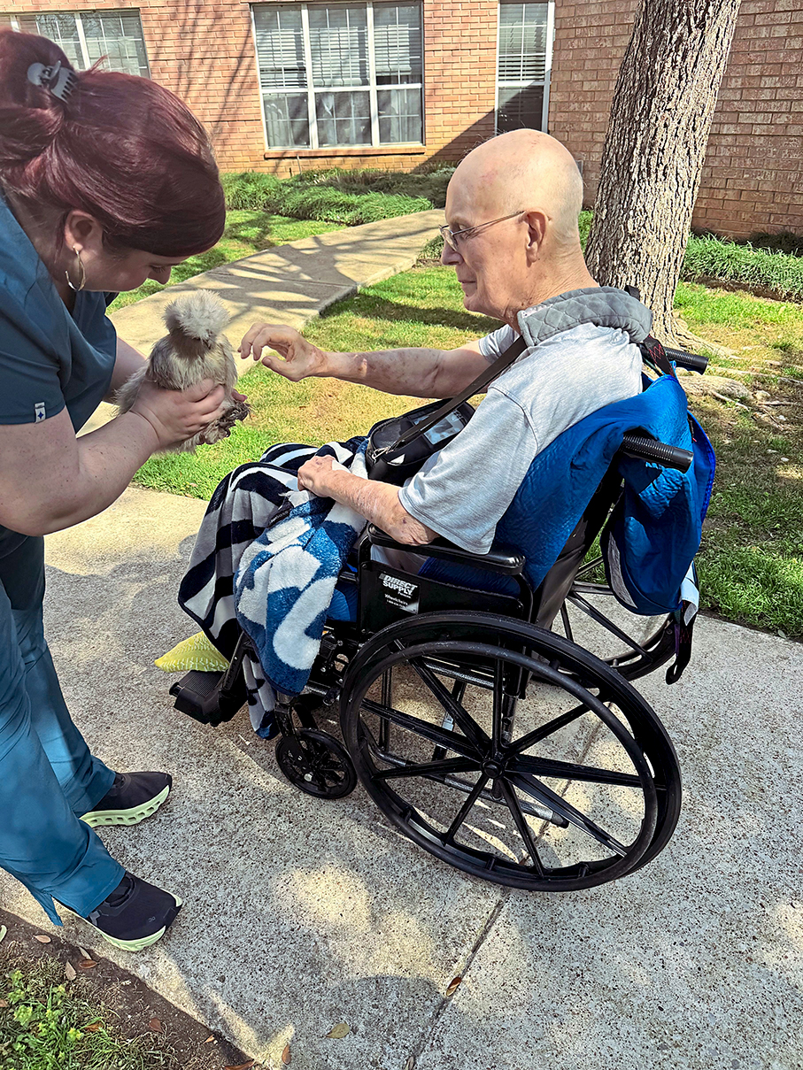 Texas Woman’s ‘Healing Hens’ Bring Comfort as Therapy Chickens | Woman ...